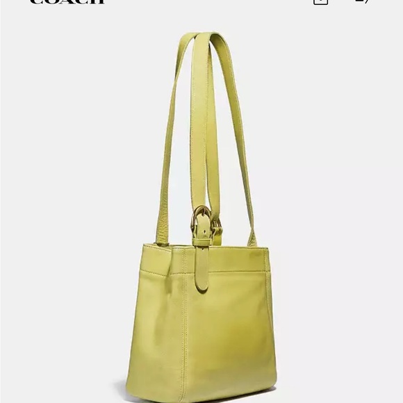 Coach | Bags | Vintage Coach Soho Buckle Bag 457 Lime Greenleather ...